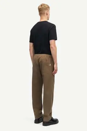 SAMSOE SAMSOE Relaxed Fit Trousers - Brown