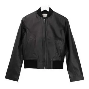 Officine Générale Leather Bomber Jacket