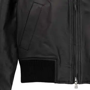 Officine Générale Leather Bomber Jacket