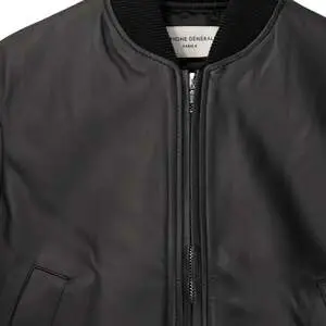 Officine Générale Leather Bomber Jacket