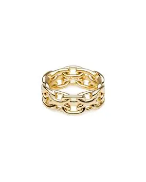 Tom Wood Chain Ring - Golden