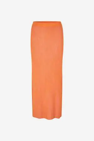 SAMSOE SAMSOE Midi Skirt - Orange