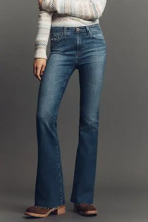 Ag Farrah Mid-rise Boot-leg Jeans