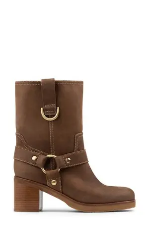 DONALD PLINER Riegal Harness Boot - Saddle