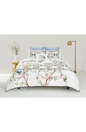 Ted Baker London Highgrove Duvet Cover & Sham Set - White/multi