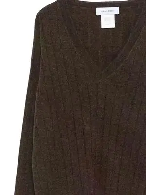 GRAN SASSO V-neck Sweater - Brown
