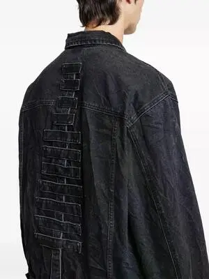 44 LABEL GROUP Simulation Buttoned Denim Jacket