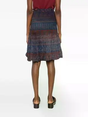 Antik Batik Tiered Midi Skirt