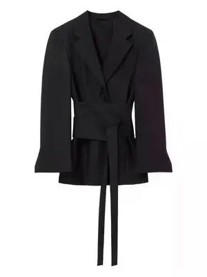 RÓHE Belted Wide-sleeve Blazer
