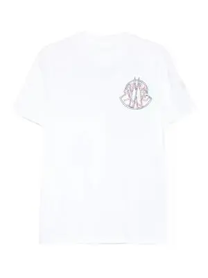 Moncler Logo-print T-shirt - White