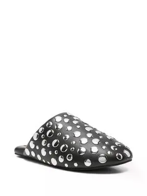 SIMONMILLER Stud-embellished Slippers