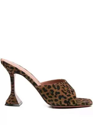 Amina Muaddi 95mm Lupita Heeled Mules