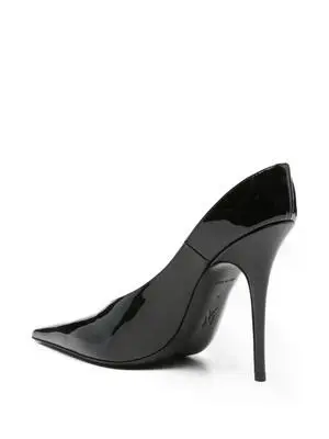 Amina Muaddi Anok Heeled Pumps - Black