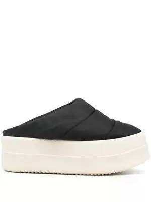 Rick Owens Quilted Platform Slippers