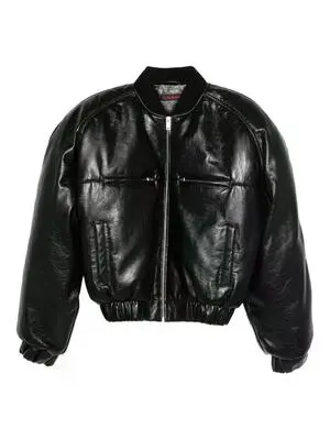 LỰU ĐẠN Zip-up Bomber Jacket