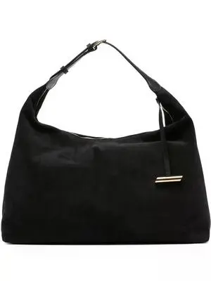 LIFFNER Suede Bucket Bag - Black