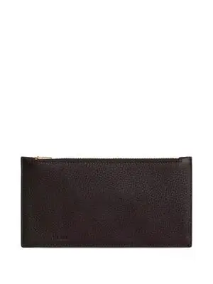 YU MEI Hannah Zip Wallet - Brown