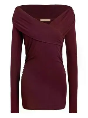 12 STOREEZ Off-shoulder Top - Red