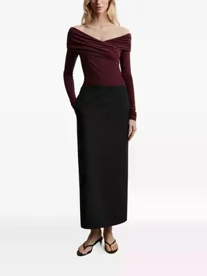 12 STOREEZ Off-shoulder Top - Red