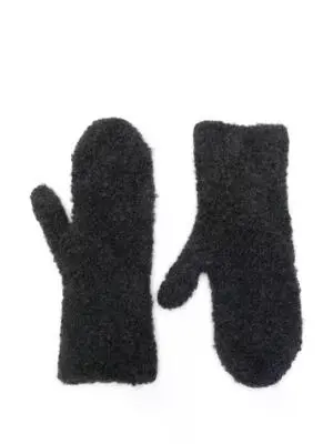 THE ROW Ladislas Mittens - Black