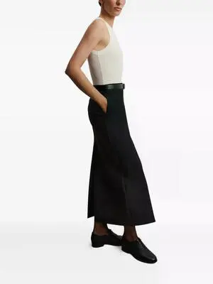 12 STOREEZ Ribbed Tank Top - White