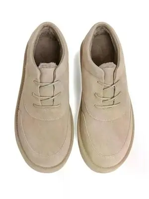 12 STOREEZ Leather Derby Shoes - Neutrals