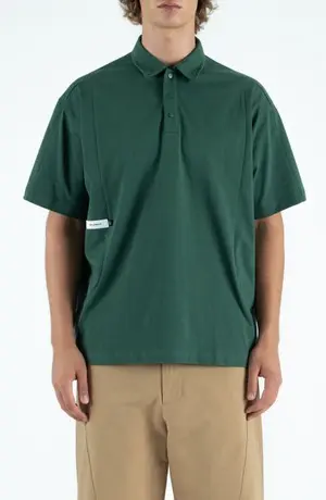 STUDENTS Future Oversize Cotton Blend Polo