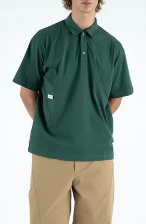STUDENTS Future Oversize Cotton Blend Polo