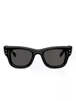 Ray-ban Wayfarer Rivet-embellished Sunglasses - Black