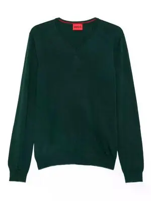 BOSS V-neck Wool Sweater
