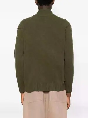 C.P. COMPANY Wool Half Zip Sweater