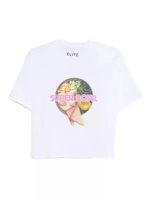ELITE Graphic Print T-shirt - White