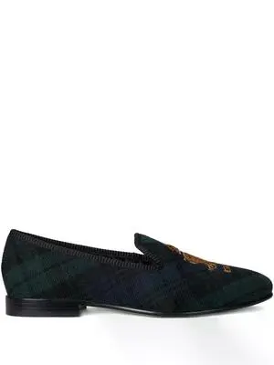 Checked Loafers For Men