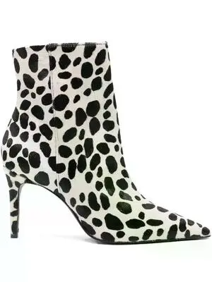 Schutz Dalmatian Print Ankle Boots