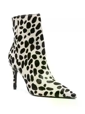 Schutz Dalmatian Print Ankle Boots
