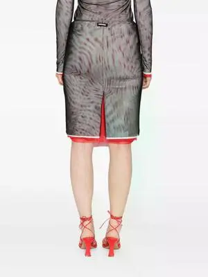 MSGM Straight Hem Skirt