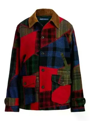 Polo Ralph Lauren Patchwork Jacket With Corduroy Collar