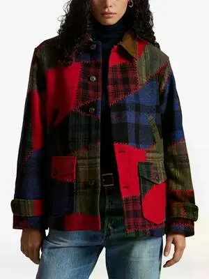 Polo Ralph Lauren Patchwork Jacket With Corduroy Collar