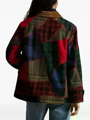 Polo Ralph Lauren Patchwork Jacket With Corduroy Collar