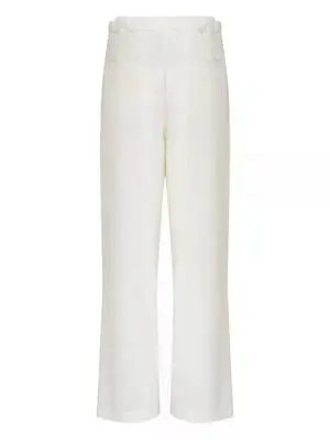 GLORIA COELHO Pleated Drawstring Trousers