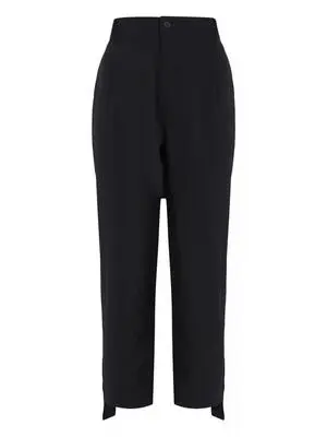 GLORIA COELHO Pleated Button-fastening Pants