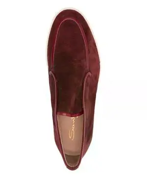 Santoni Suede Ankle Boots