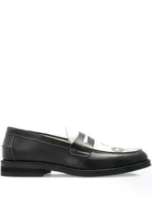 Duke + Dexter Paneled Loafers