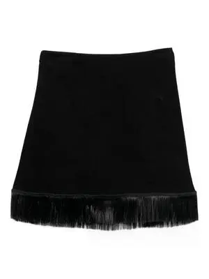 JIL SANDER Fringed Mini Skirt