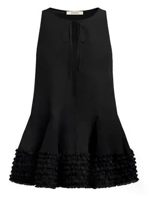 12 STOREEZ Keyhole Ruffled A-line Dress