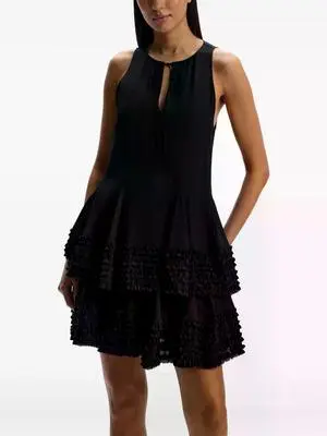 12 STOREEZ Keyhole Ruffled A-line Dress