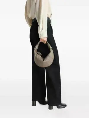 LEMAIRE Fortune Croissant Leather Shoulder Bag - Neutrals