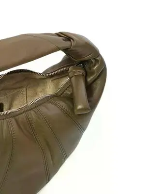 LEMAIRE Fortune Croissant Leather Shoulder Bag - Neutrals