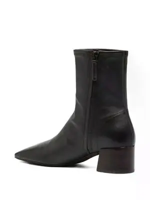 Tory Burch 45mm Logo-plaque Boots - Black