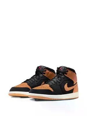 JORDAN Air 1 Mid Sneakers - Black